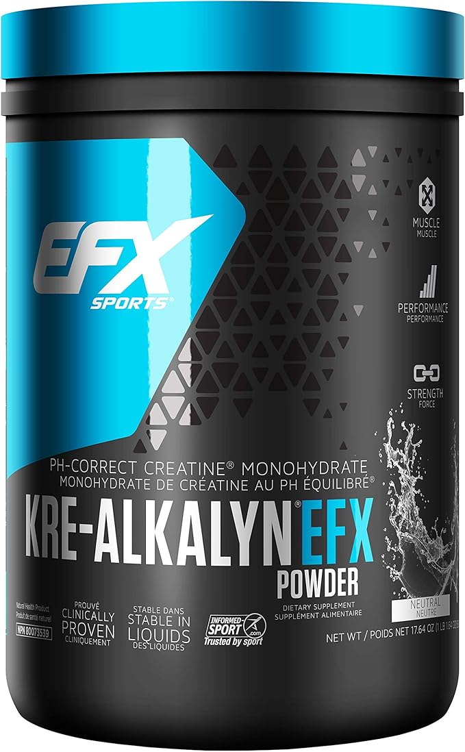 EFX Sports Kre-Alkalyn Powder 500g, PH-Correct Creatine Monohydrate ...