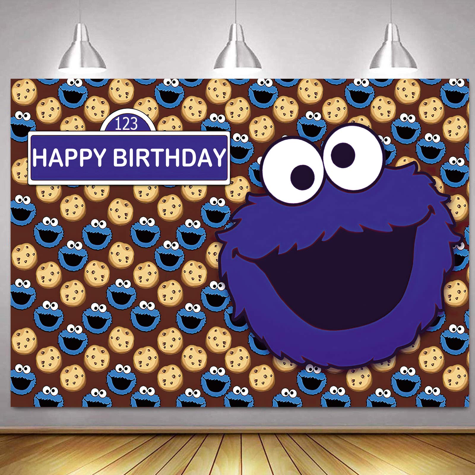 Buy Cookie Shop Backdrop for Kids Happy Birthday Banner Background ...