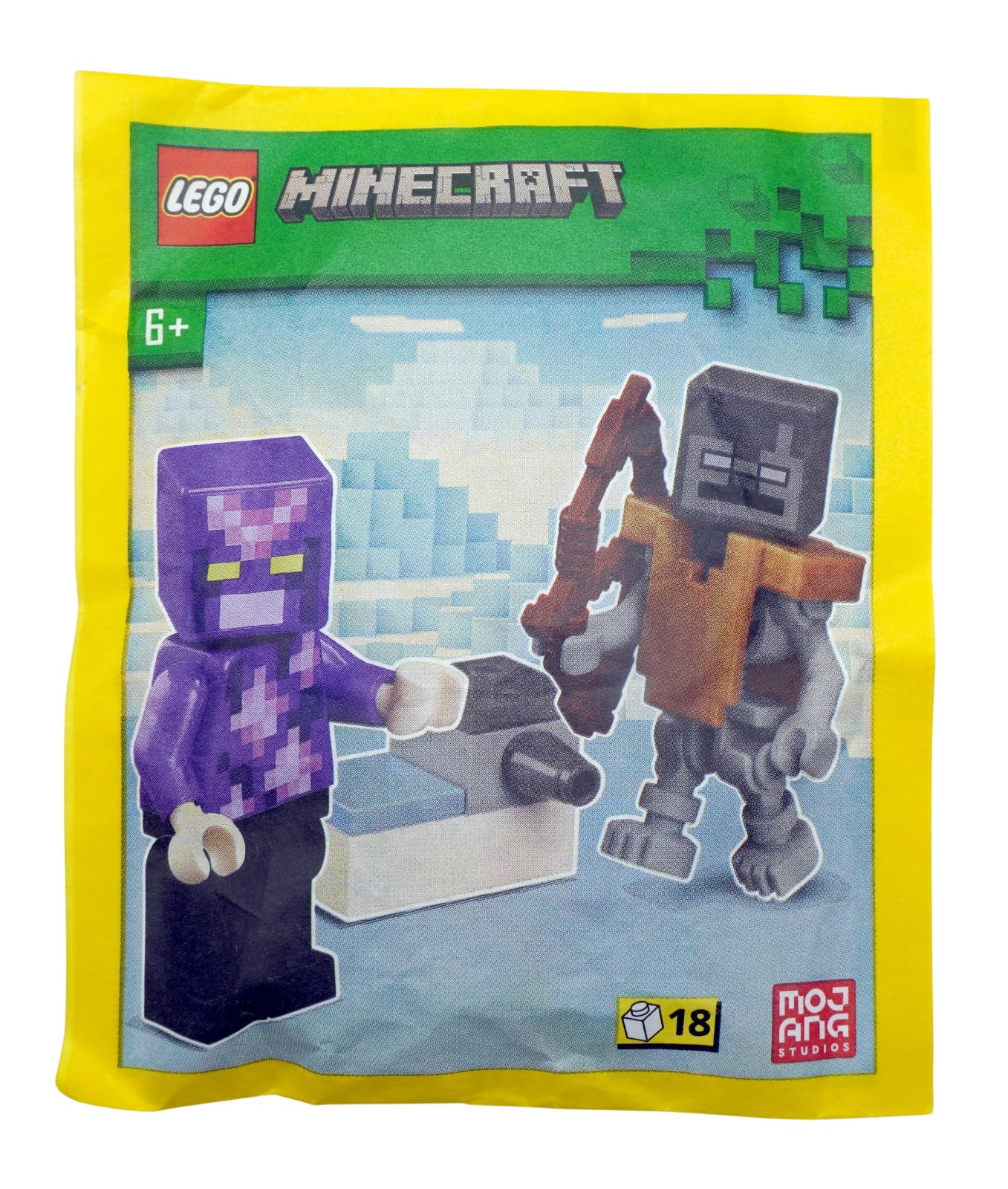 Amazon.com: LEGO Minecraft Mini Set: Crystal Knight Minifigure with ...