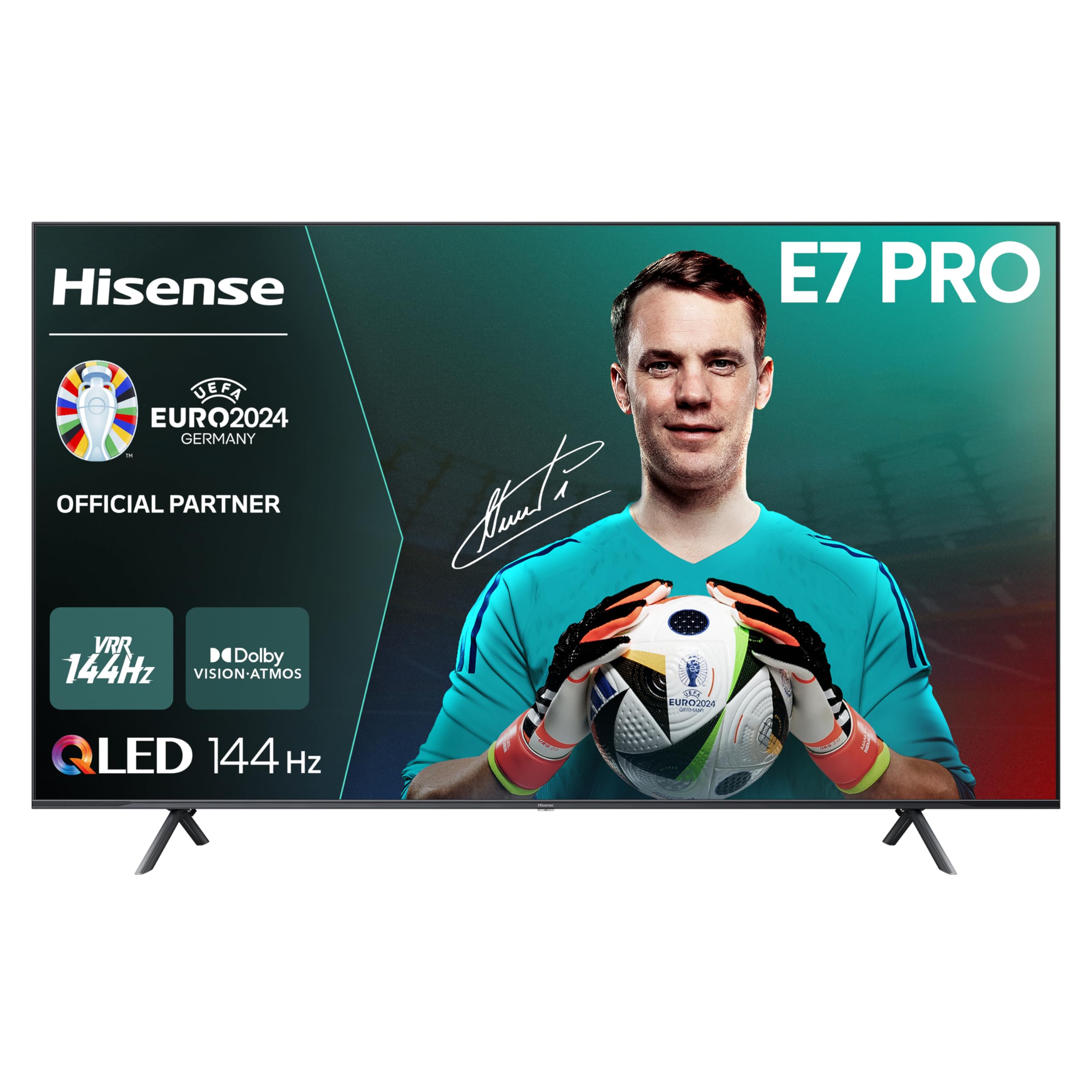 Hisense 85E7NQ Pro 215 cm (85 Zoll) Fernseher, 4K UHD, QLED, Smart TV ...