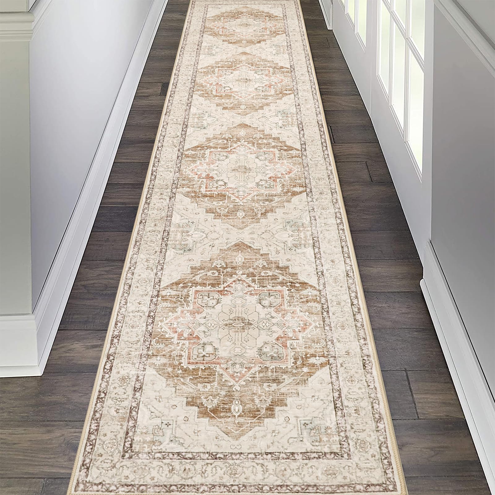 Amazon.com: Pauwer Hallway Runner Rug 2x10, Long Washable Kitchen Rugs ...