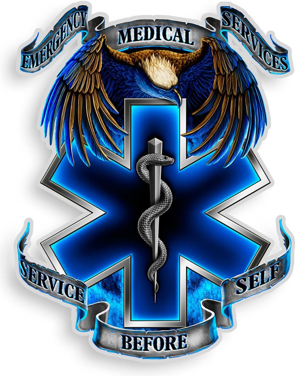 Amazon.com: Collectible EMS/EMT Decals (4in), Share Your Appreciation ...