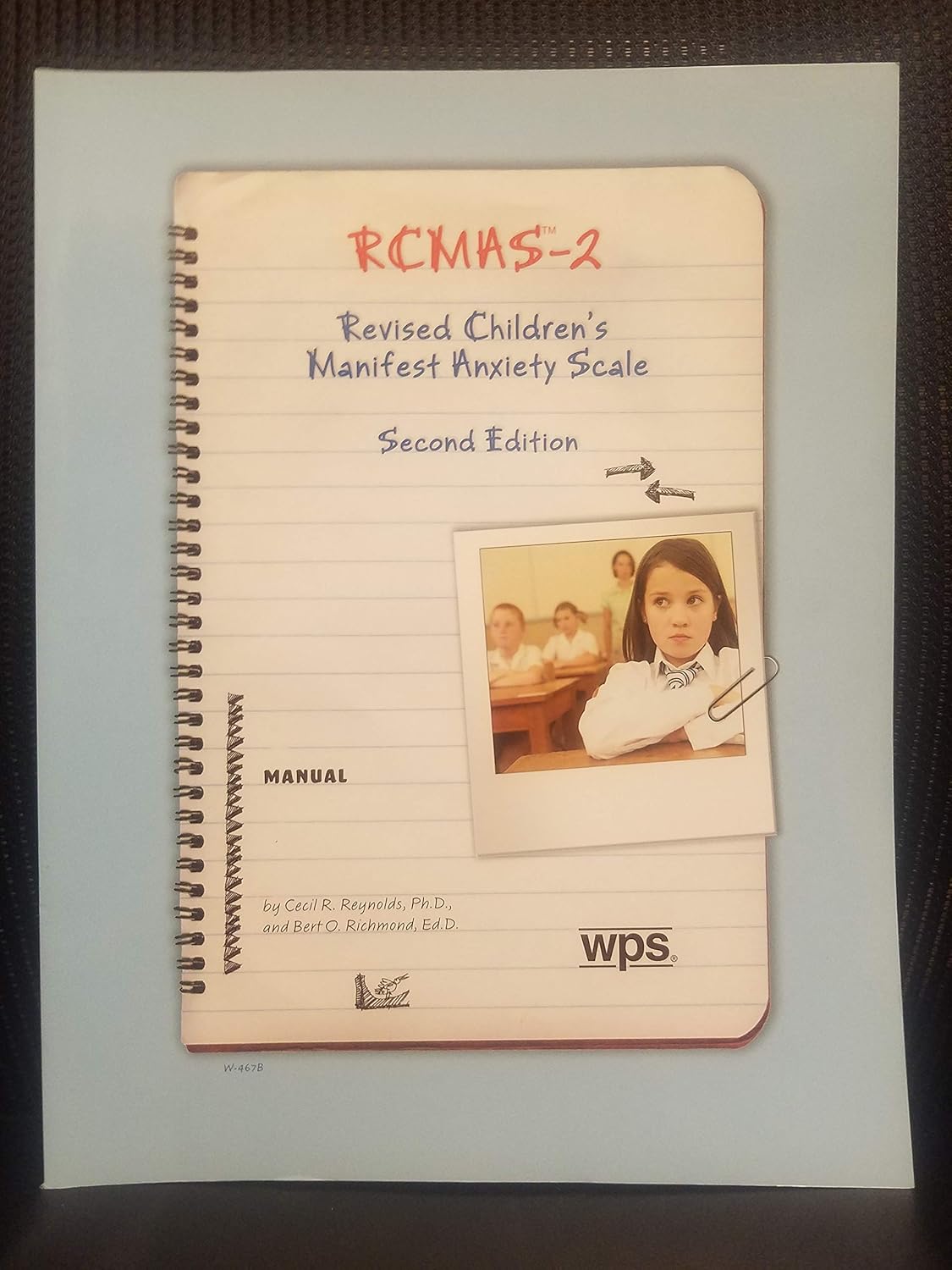 Revised Children's Manifest Anxiety Scale–Second Edition (RCMAS-2): Pro ...