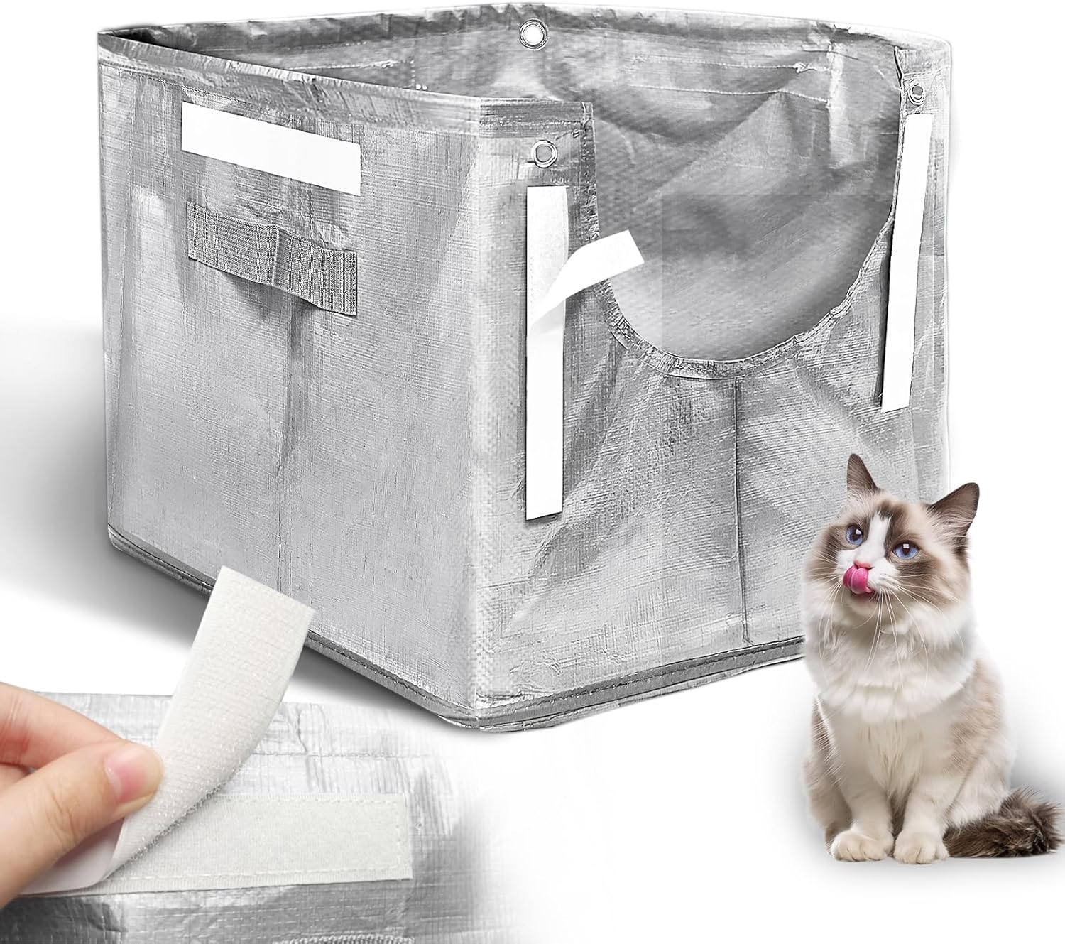 Amazon.com: 4 Pack F Type Litter Box Liners Cat Litterbox Liners ...