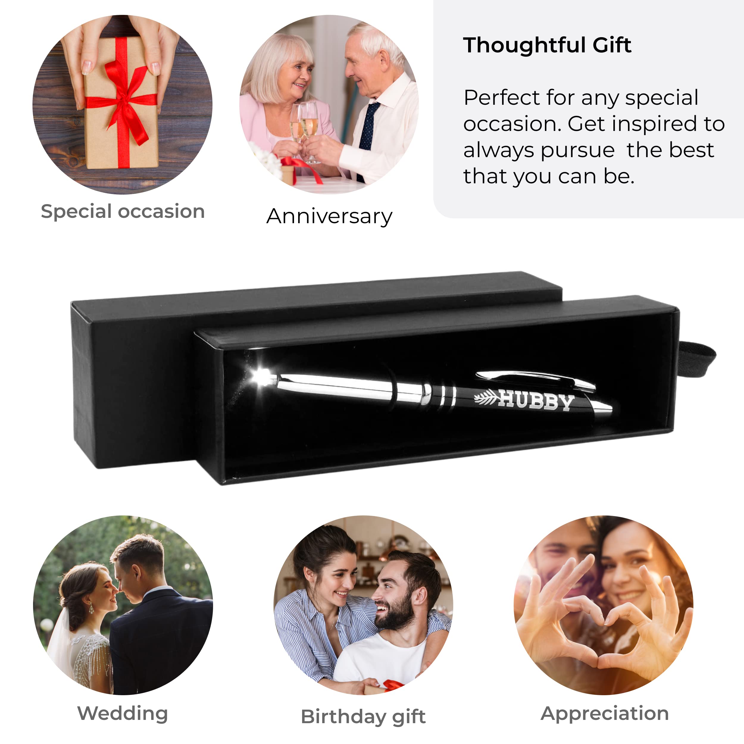 Snapklik.com : Inkstone HUBBY Engraved Flashlight Pen