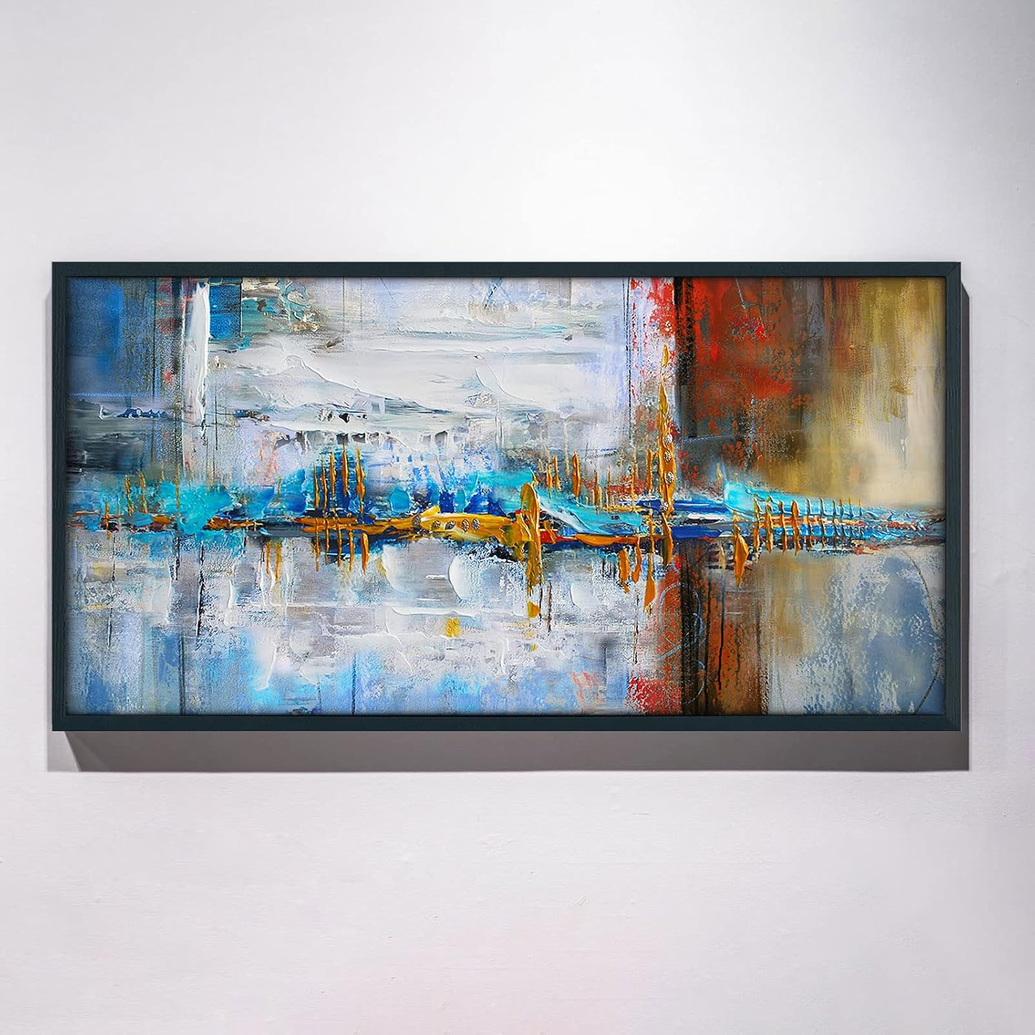 Amazon.com: yiijeah Large Abstract Canvas Wall Art Print Decor for ...
