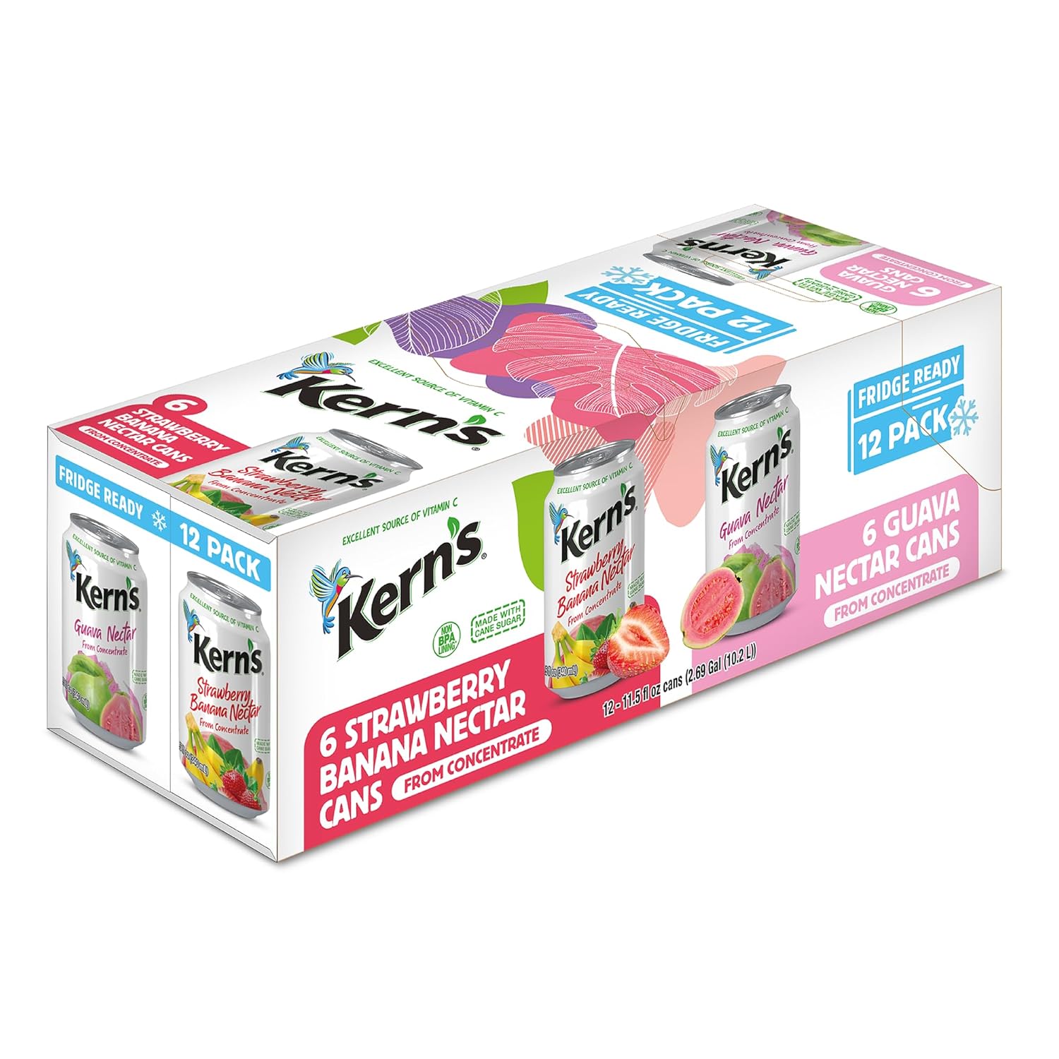 Amazon.com : Kern’s Tropical Fruit Nectar Juice Variety Pack ...