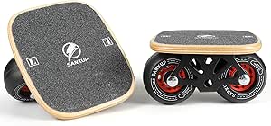 Freeskates,Skates with Split Skateboard Design, Aluminum Alloy Panel ...