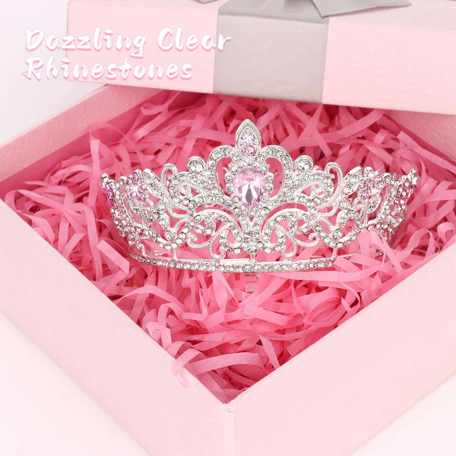 Snapklik.com : CIEHER Small Crown For Girls Cake Topper Mini Crown ...