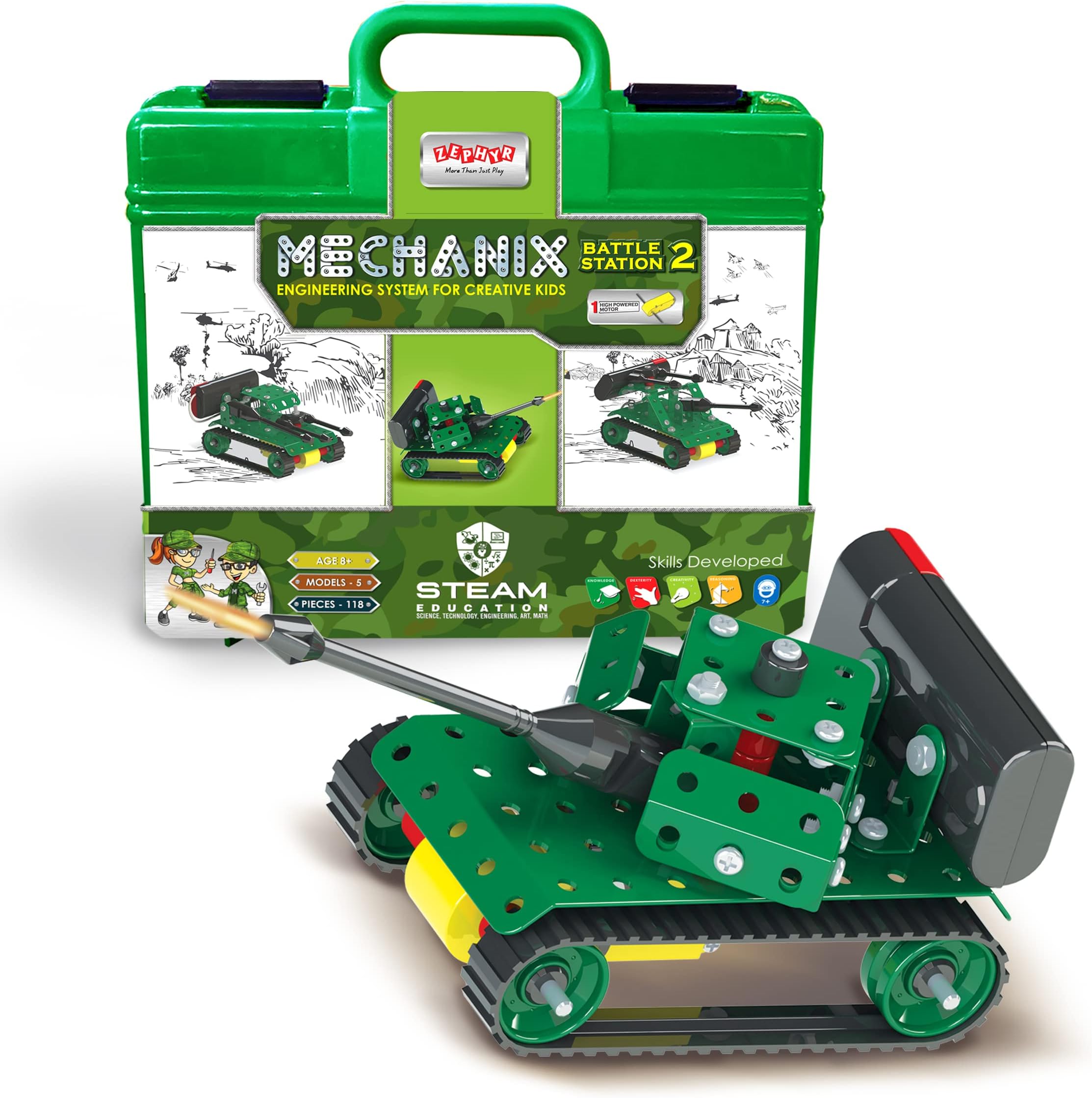 Mechanix Battle Station-2 Smart Bag Building and Construction Set War ...