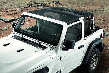 Amazon.com: Mopar 82215389AB Mesh Sun Bonnet Jeep Wrangler Two Door JL ...