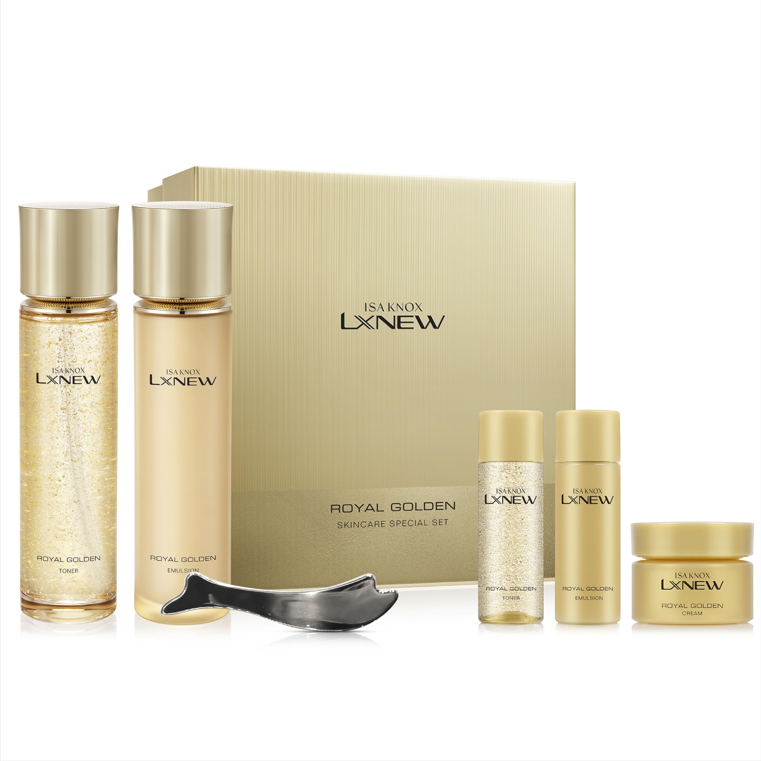 Amazon.com : ISA KNOX Royal Golden Skin care Gift Set (11.4fl oz ...
