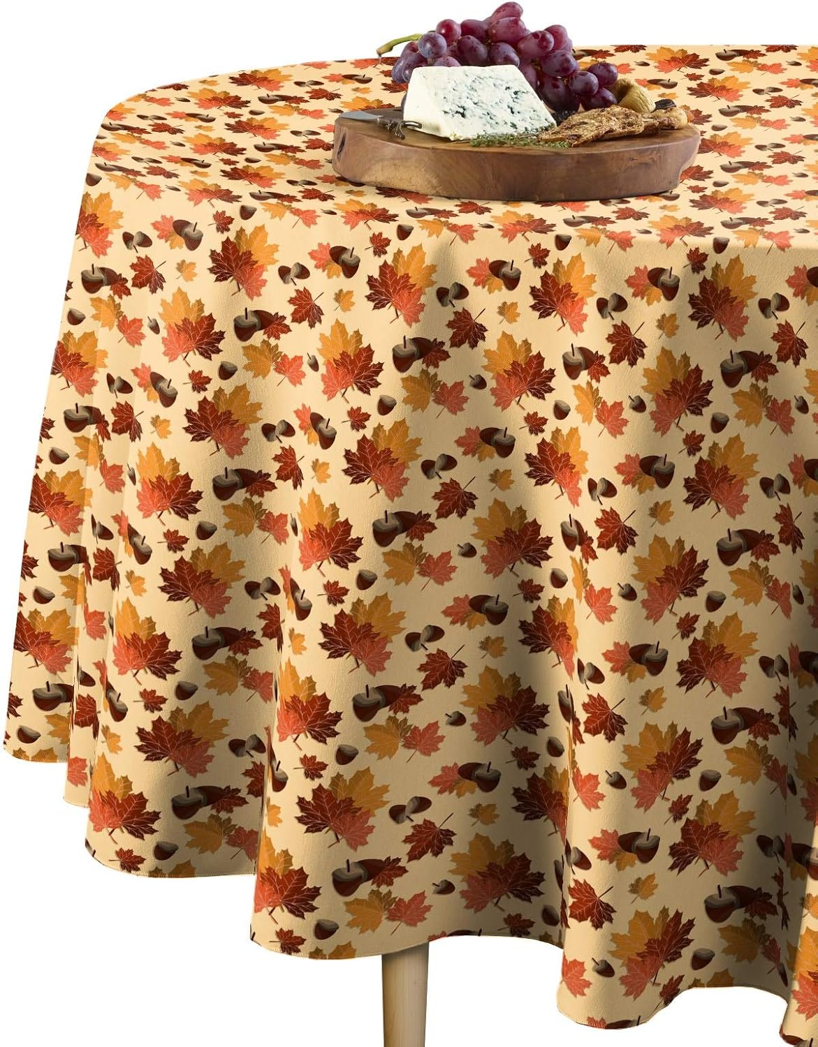 Amazon.com: Fabric Textile Products | Fall Maple Leaves Tablecloth ...