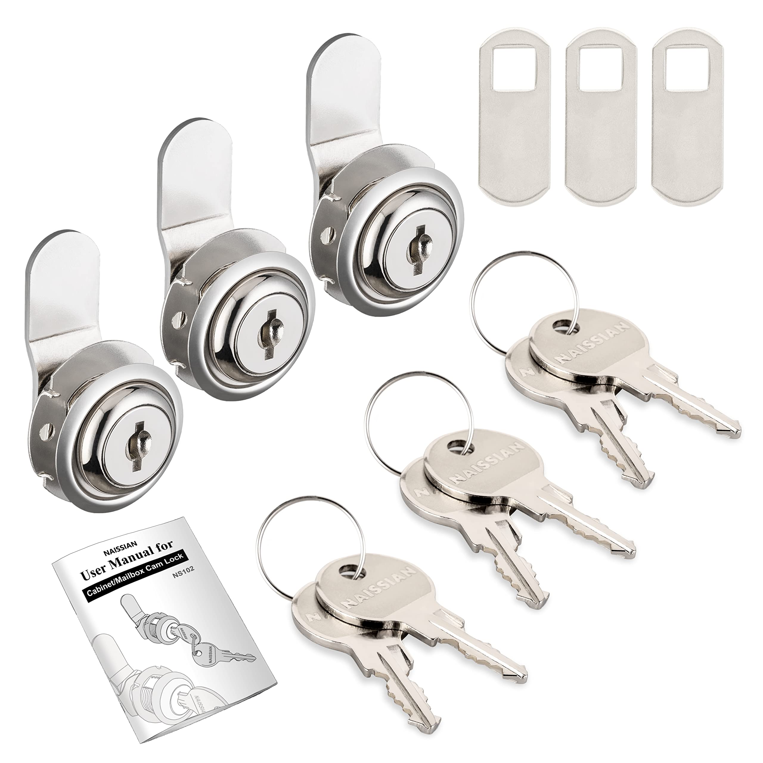 Naissian Cabinet Door Locks, Toolbox Mail Box Lock Set for Home ...
