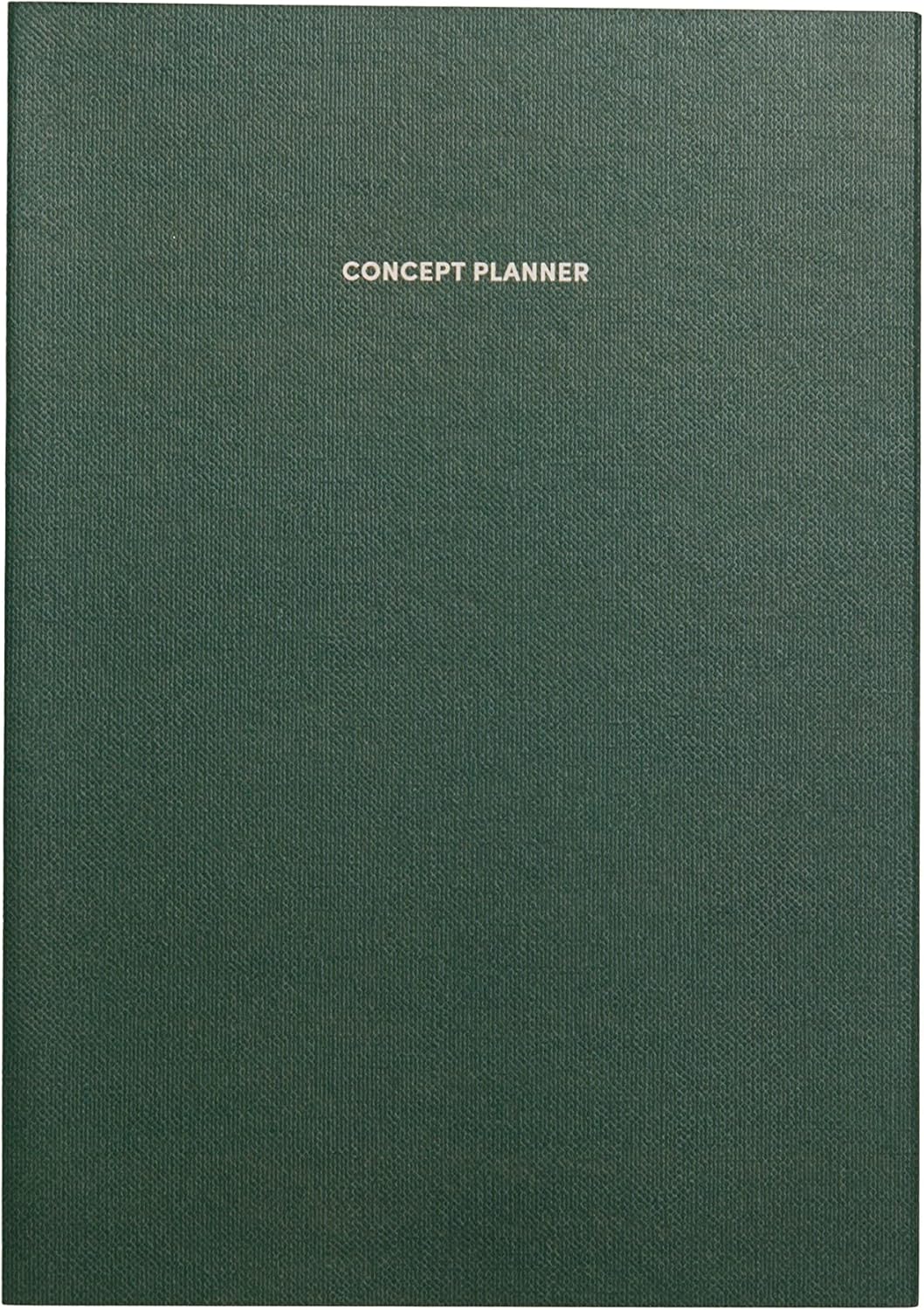 Amazon.com : POKETO Concept Planner Dark Green, 12 Months Open-Dated ...