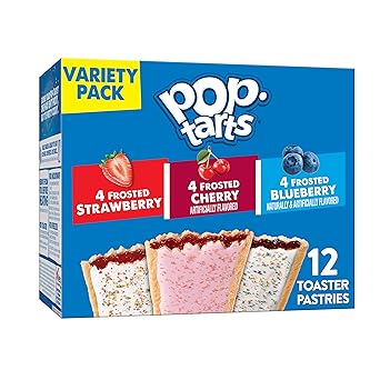 Amazon.com: Pop-Tarts Toaster Pastries Variety Pack, Breakfast Foods ...