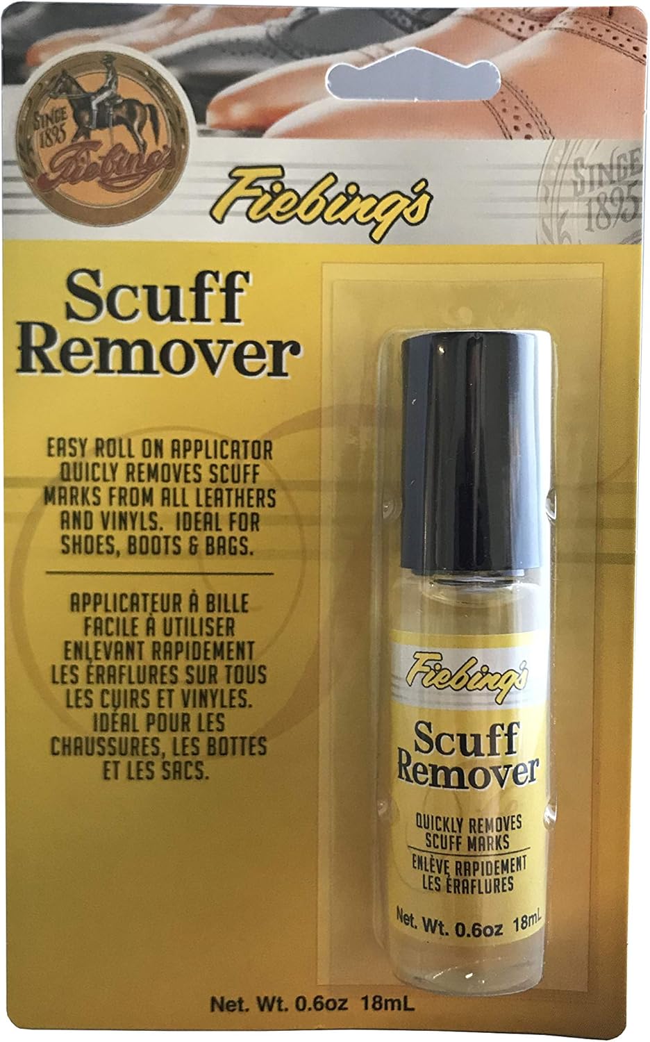 Amazon.com: Fiebing's Scuff Remover (0.6 oz) - Vinyl & Leather Scratch ...