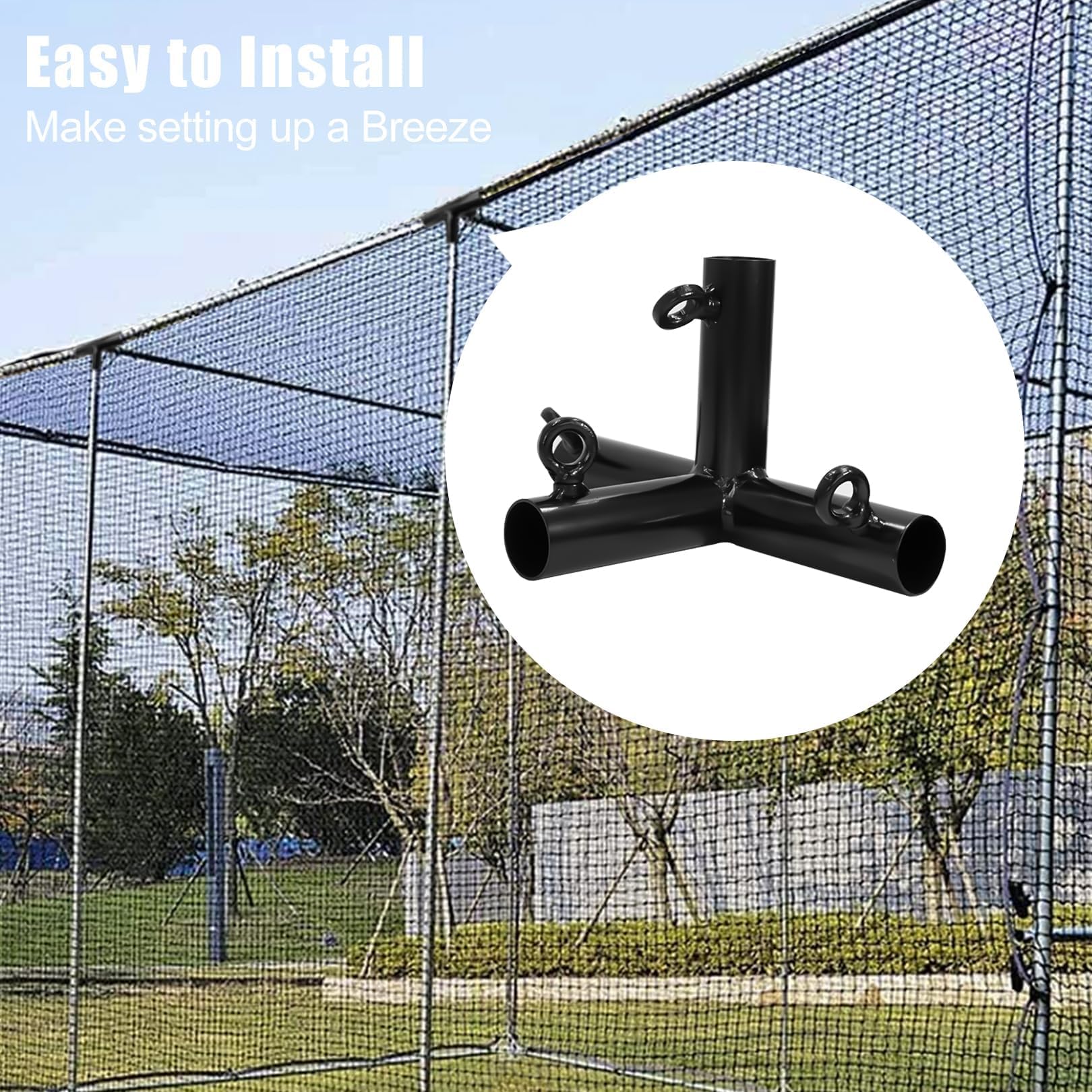 Snapklik.com : Aoneky 2pcs 4 Way Corner Canopy Fitting