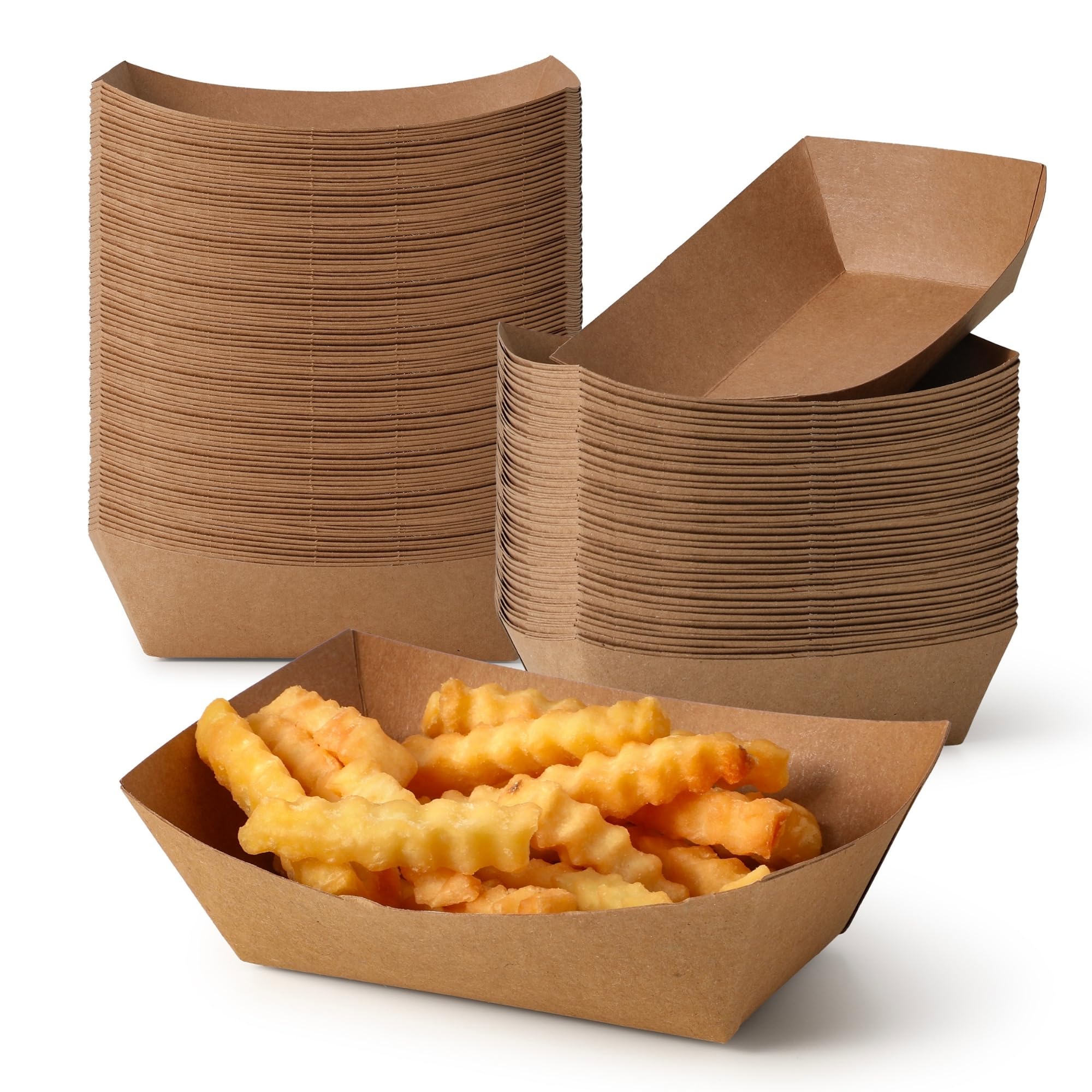 Fit Meal Prep 1000 Pack 1 Lb Paper Food Boats | Desertcart INDIA