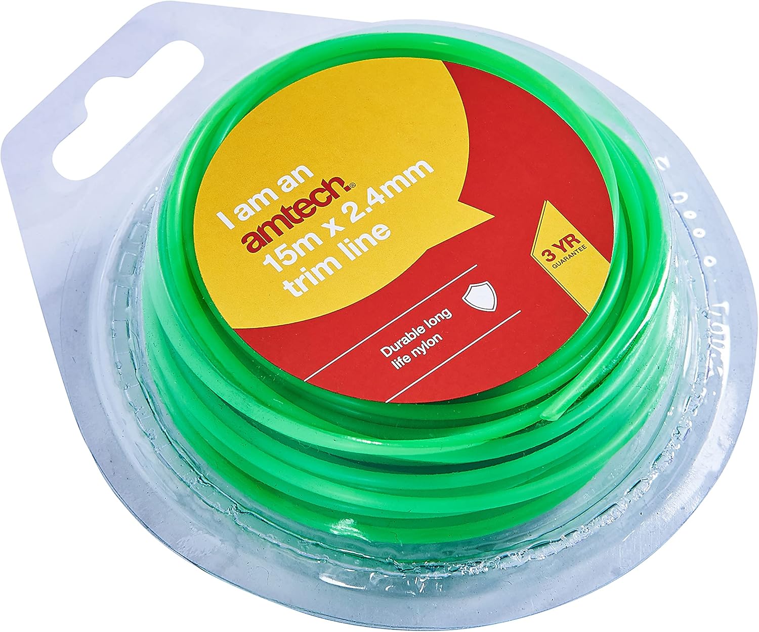 Amtech U4040 15m x 2.4mm strimmer line : Amazon.co.uk: Garden