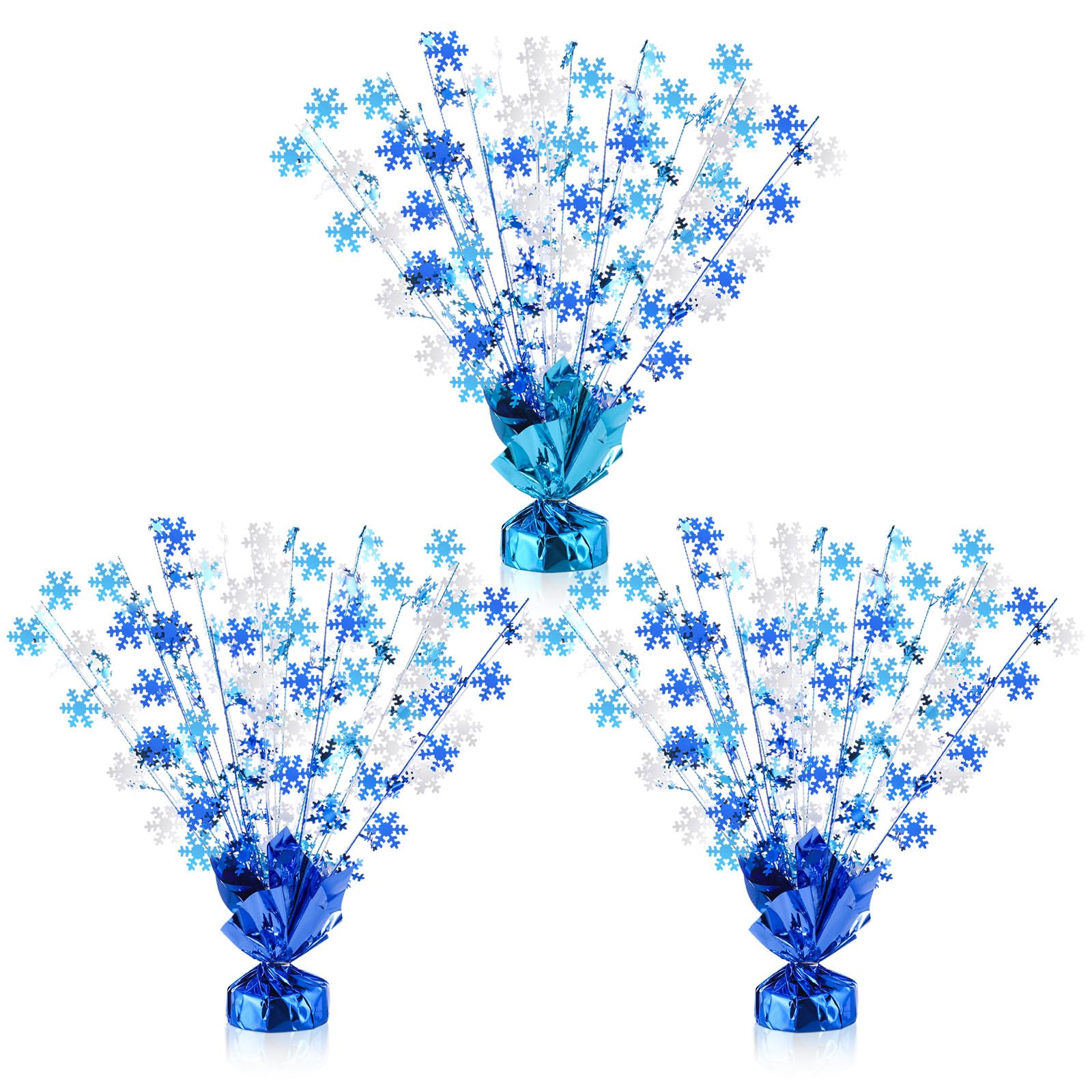 Amazon.com: Ceenna 3 Piece Winter Wonderland Decorations Frozen Table ...