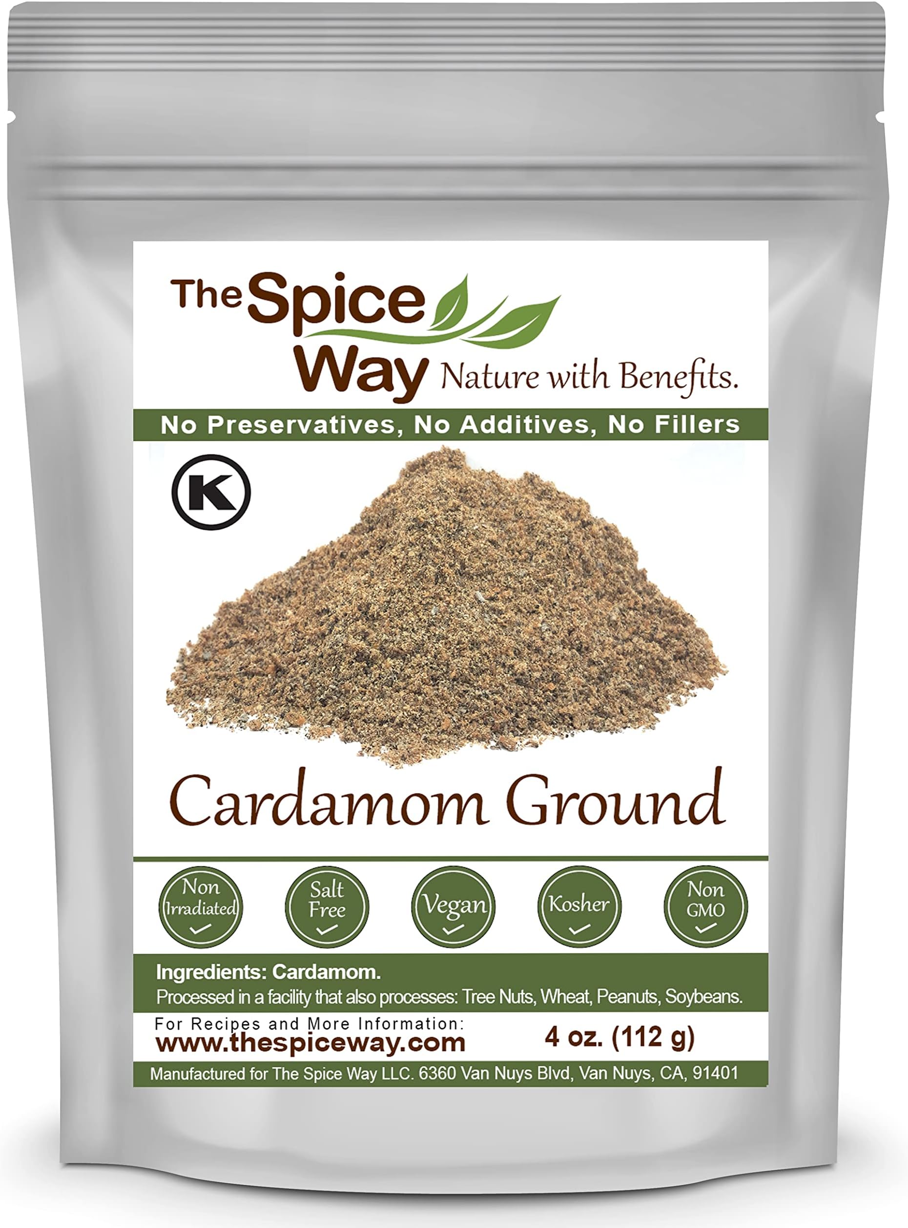 Amazon.com : Organic Cardamom Ground/Powder | 2.01 oz - 57g | USDA ...