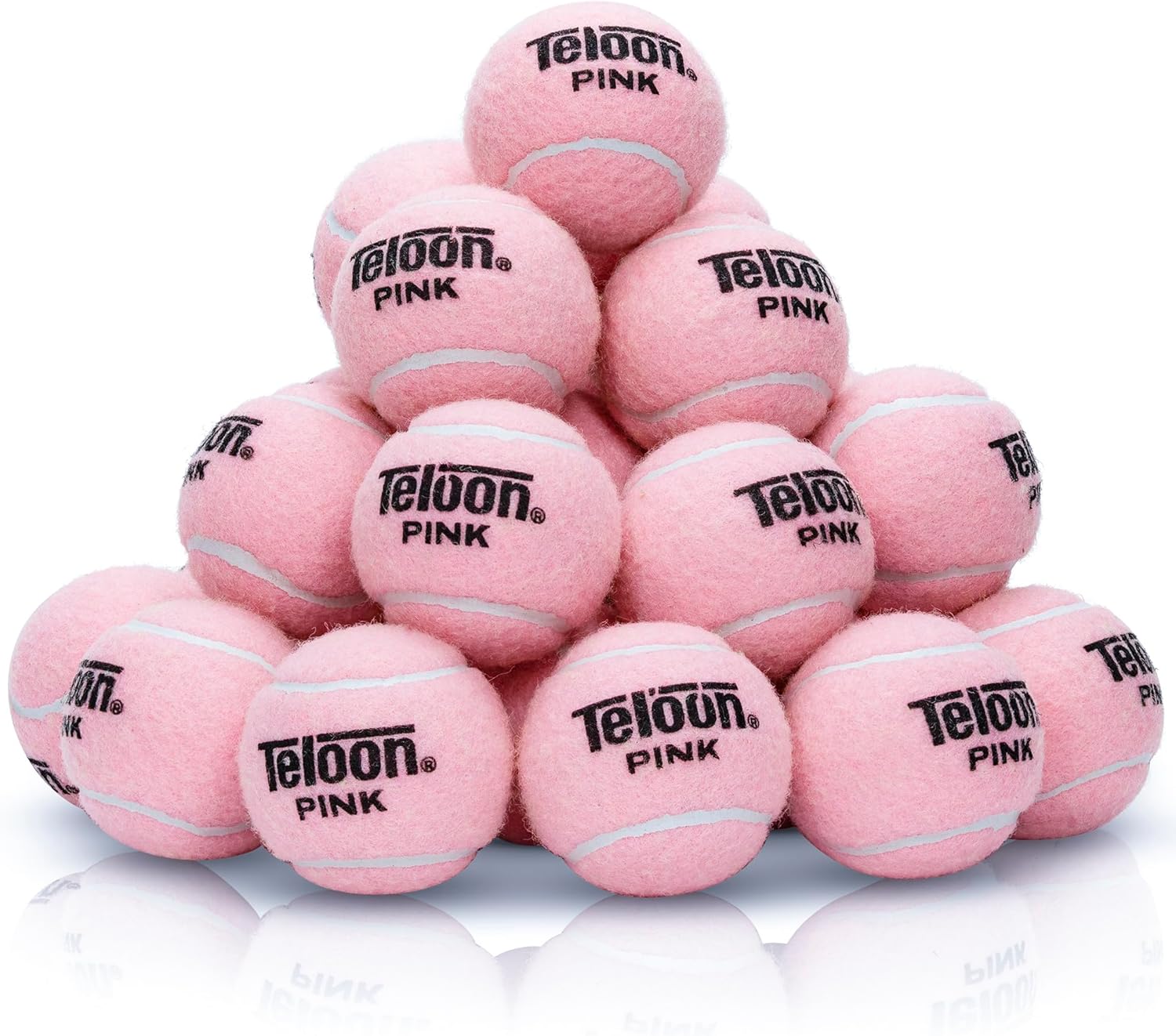 Amazon.com : Teloon Pink Training Tennis Balls - Bulk 30 Count ...