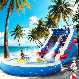 Amazon.com: Water Slide for Kids Adults 24FT/L Commercial Adult Water ...