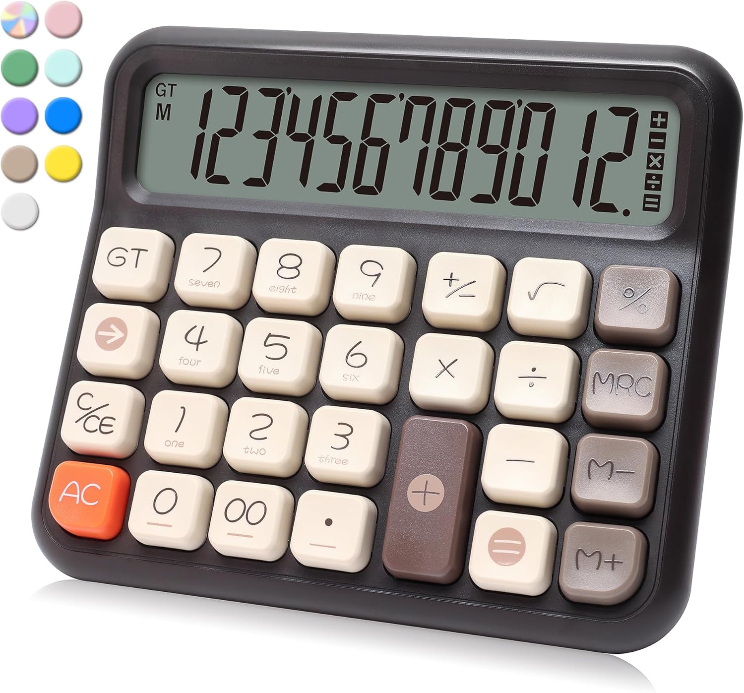 Amazon.com : VEWINGL Mechanical Switch Calculator,Purple Calculator ...