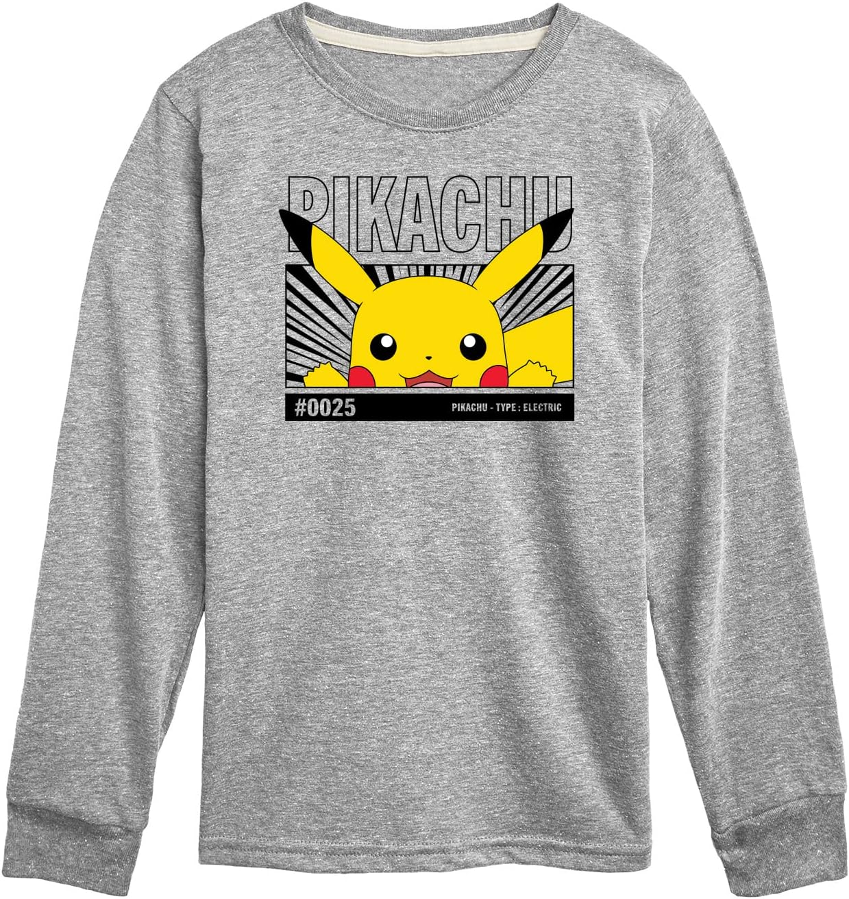 Amazon.com: HYBRID APPAREL - Pokémon - Peeking Pikachu - Kids Long ...