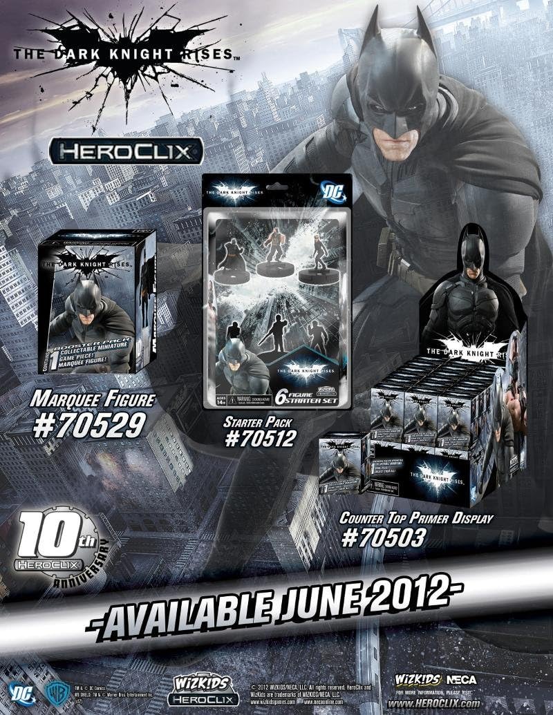 Amazon | DC HeroClix Dark Knight Rises Counter Top Display of 24 Random ...