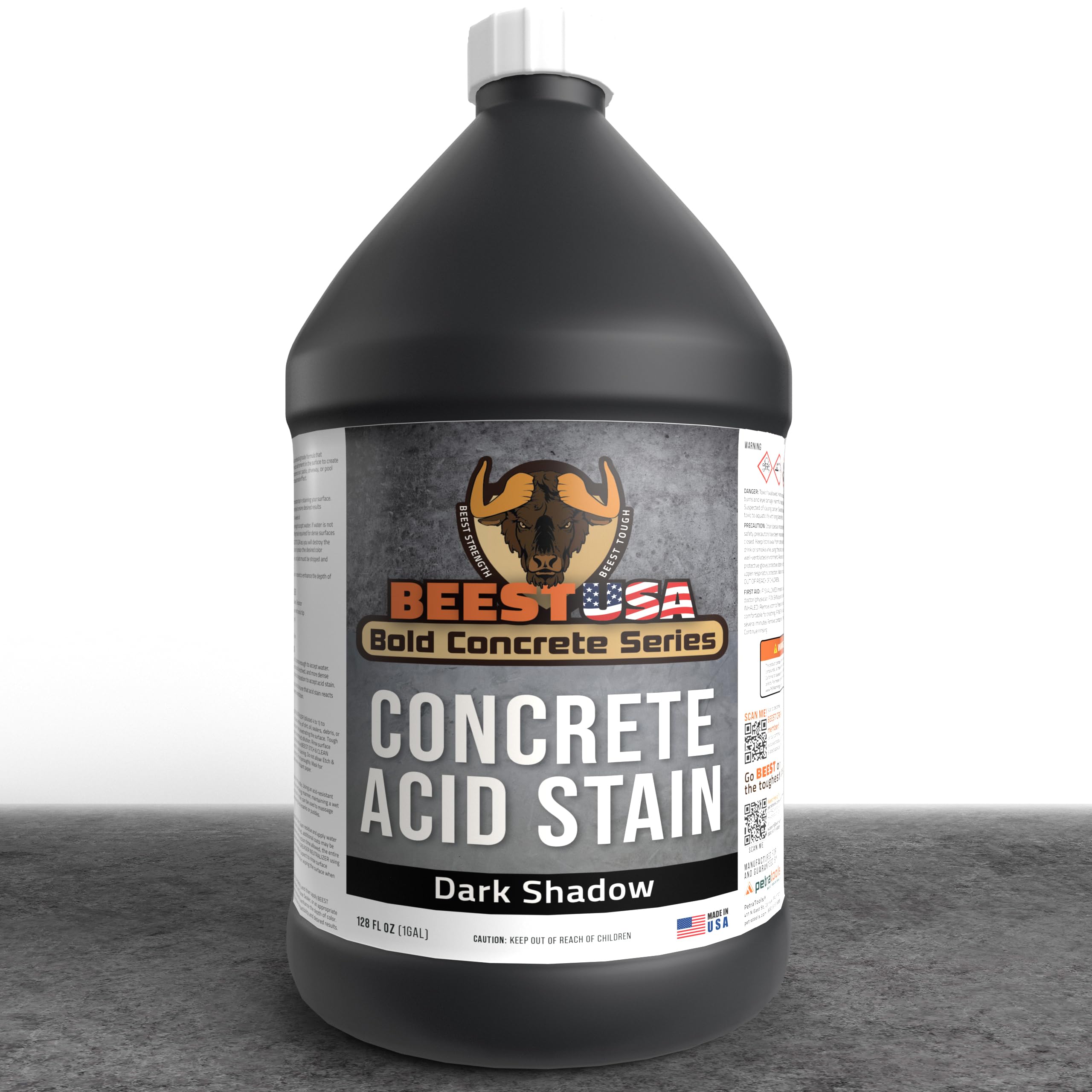 Burnt Ember Stain Review BEEST Concrete Stain - Slate - 1 Gallon, Test ...