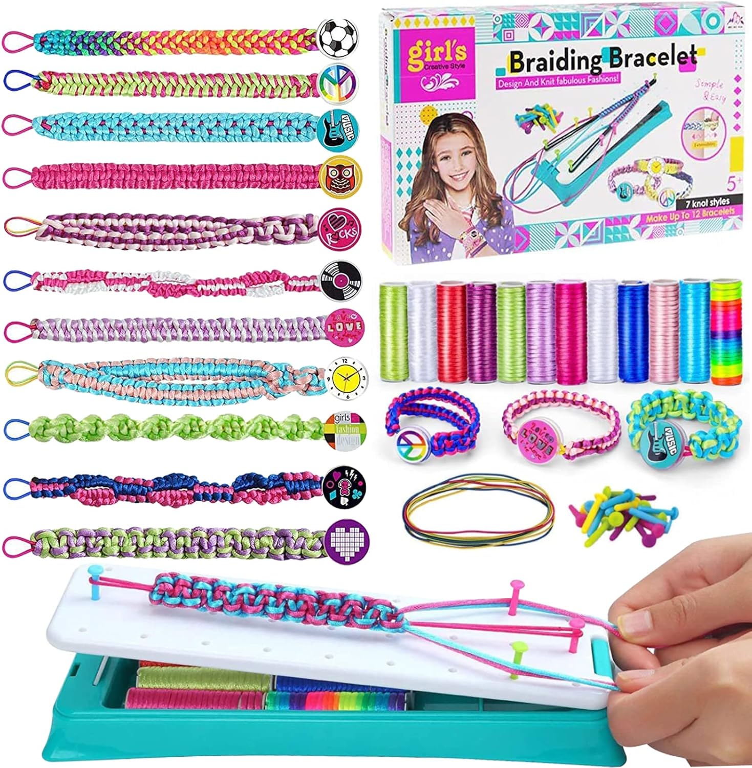 Victse Kit de Bracelet de l'amitié, Kit Loisirs CréAtifs Enfant ...