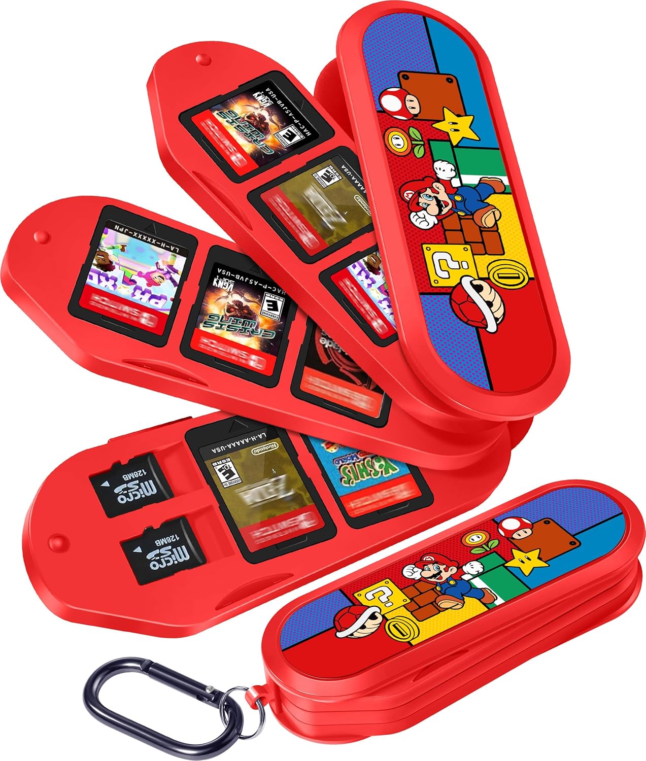 Amazon.com: Oqplog for Switch Game Case with 8 Game Holder Slots & 2 ...