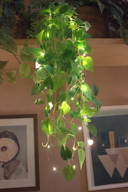 Amazon.com: SheVine Artifical Hanging Real Look Plants, 3.5ft, 2 Pcs ...