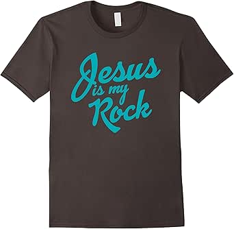 Amazon.com: JESUS IS MY ROCK T-SHIRT for men and women : Clothing ...
