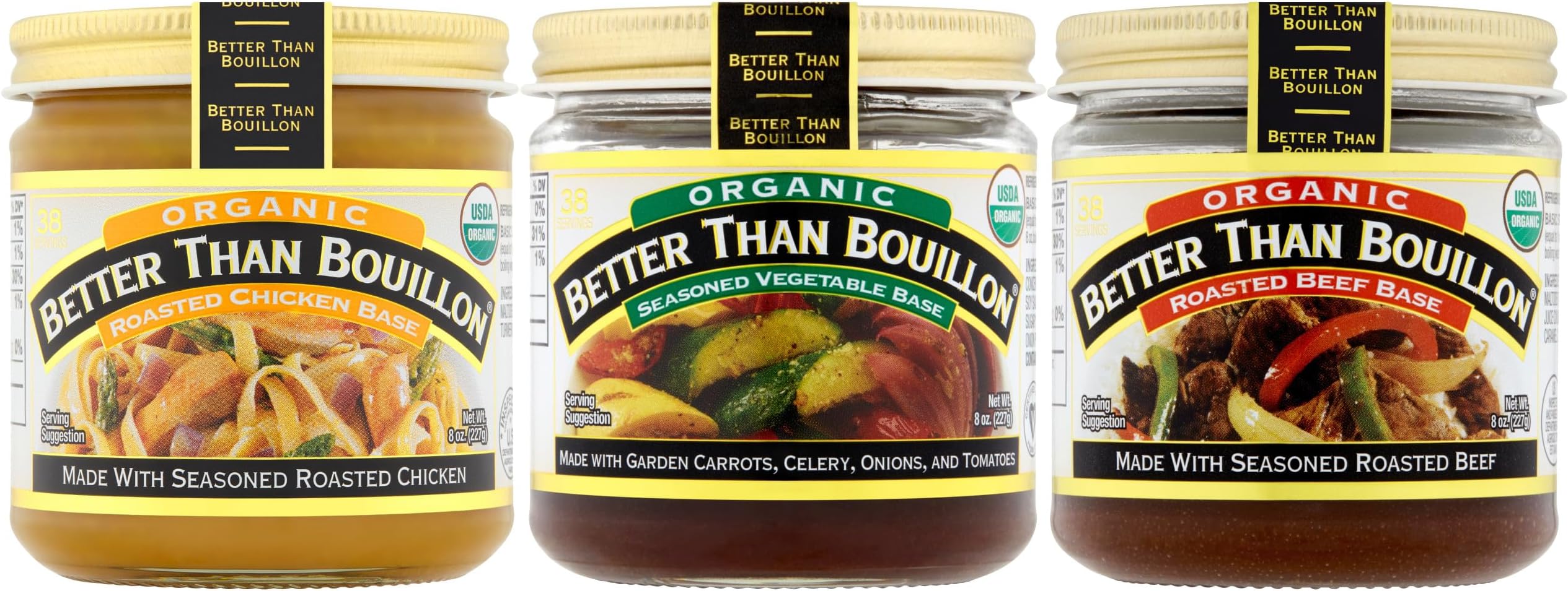 Amazon.com : Better Than Bouillon Brand All Organic Variety Pack with 1 ...