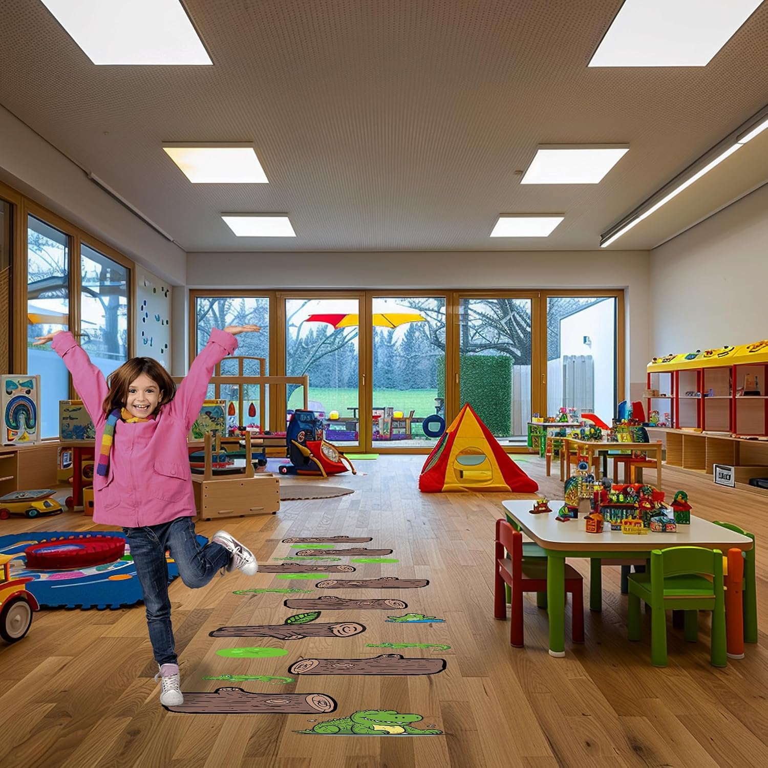 Sensory Path Decals Floor Stickers Hopscotch Philippines | Ubuy