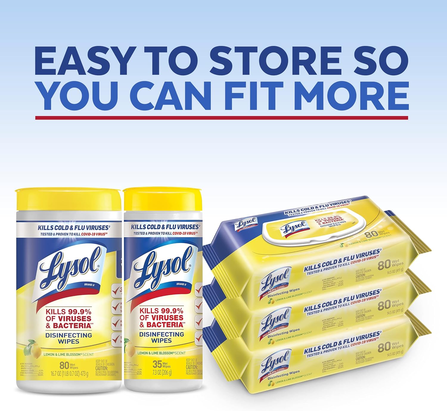 Lysol Disinfectant Multi-Surface Antibacterial Handi-Pack Cleaning ...