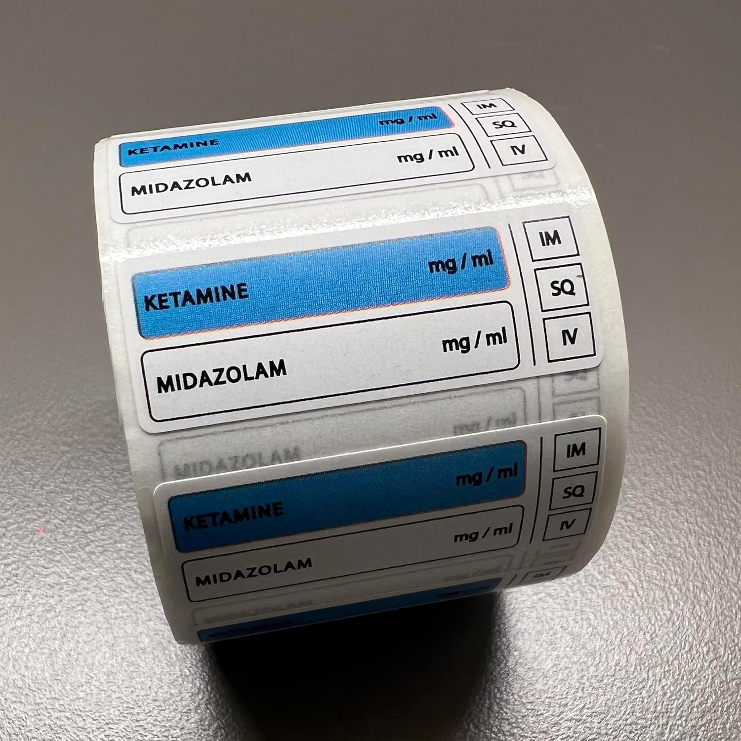 Amazon.com : Drug Syringe Labels (Ketamine/MIDAZOLAM) : Office Products