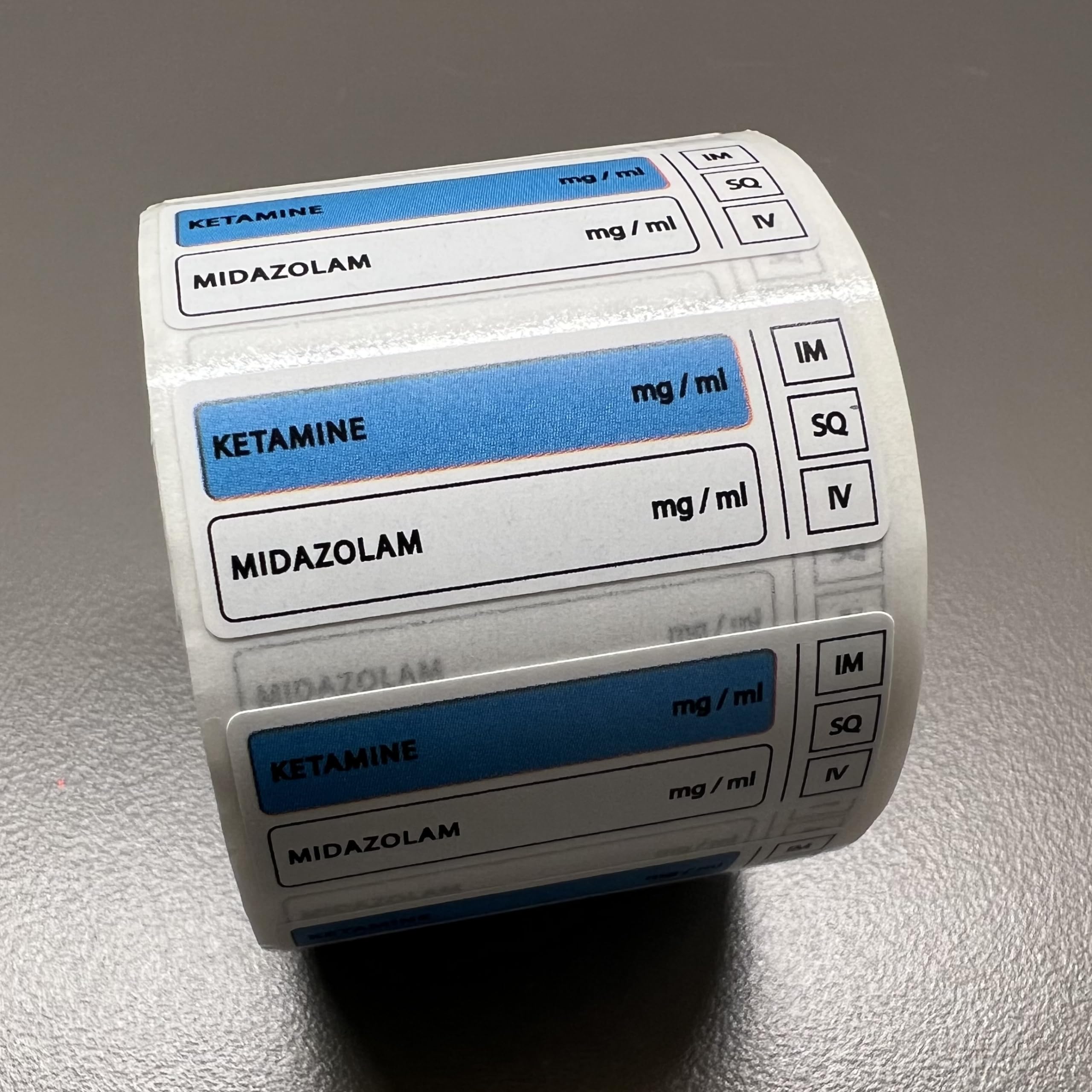 Amazon.com : Drug Syringe Labels (Ketamine/MIDAZOLAM) : Office Products