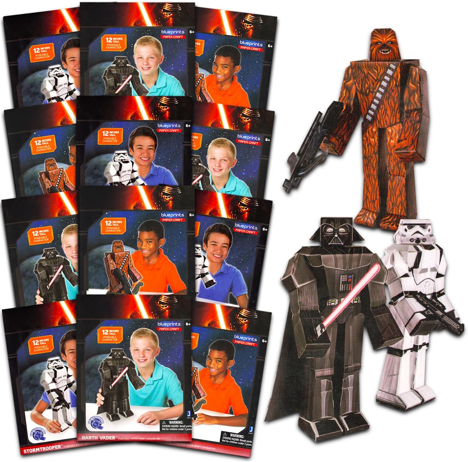 Amazon.com: Star Wars Party Favor Set - 12 Packs of Activity Kits with ...
