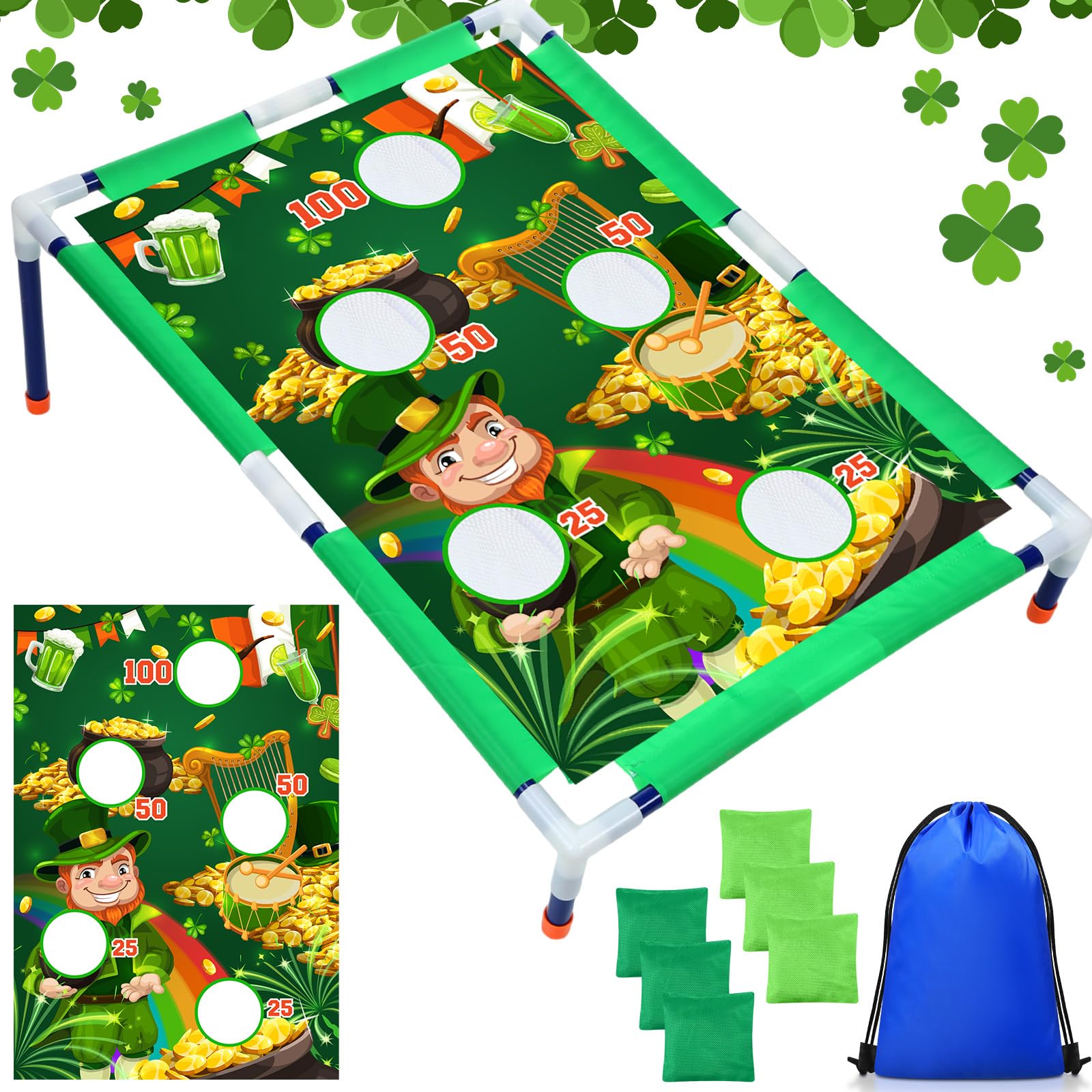 Snapklik.com : Gemscream St. Patrick Bean Bag Toss Games