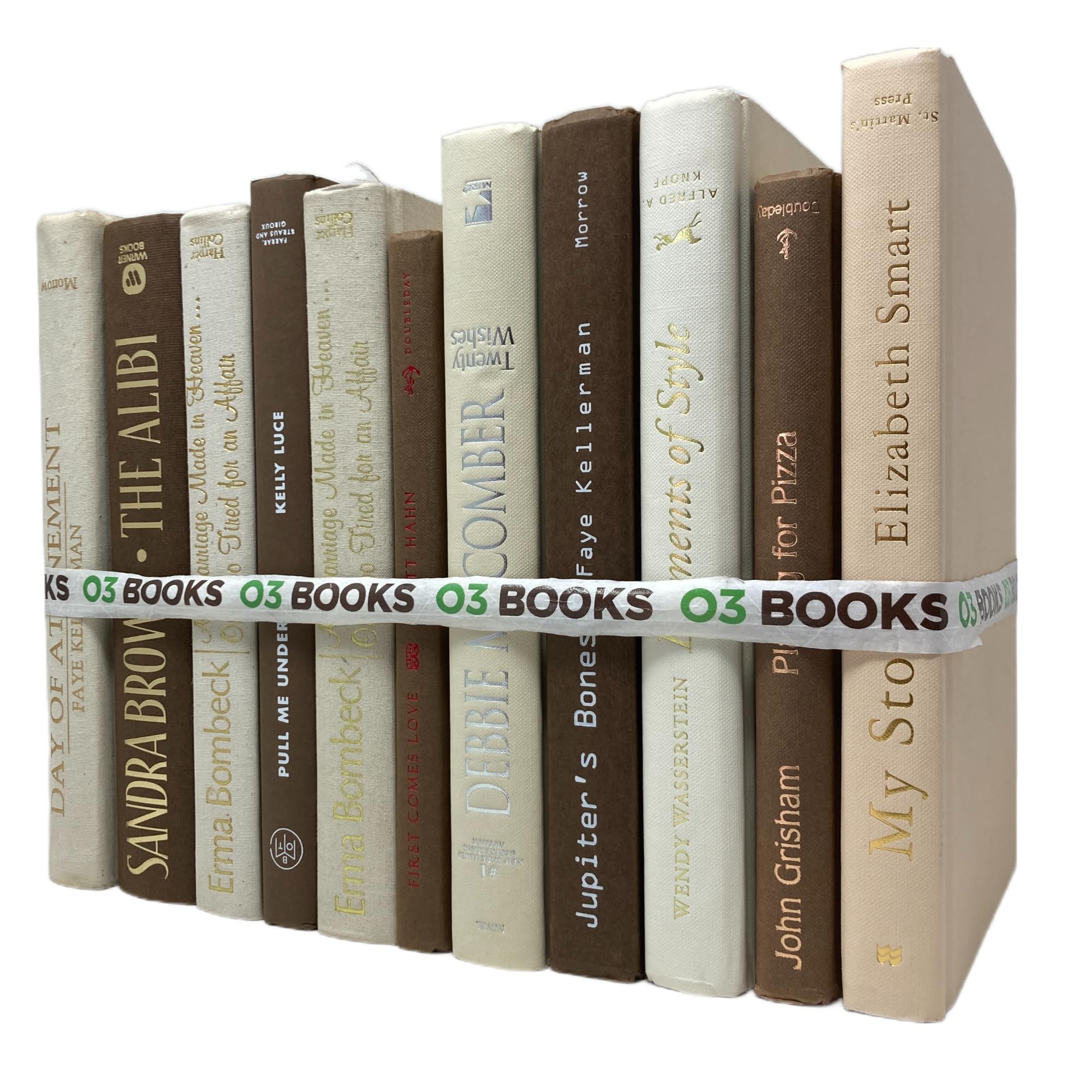 Amazon.com: Mixed Brown Decorative Hardcover Book Sets for Home ...
