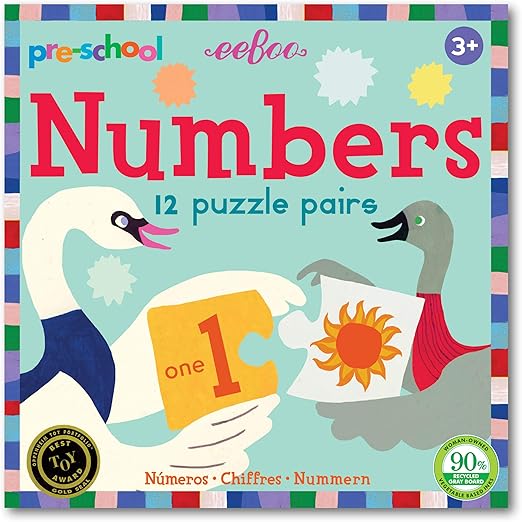 Amazon.com: eeBoo: Preschool Numbers Puzzle Pairs, Easy and Fun Way for ...