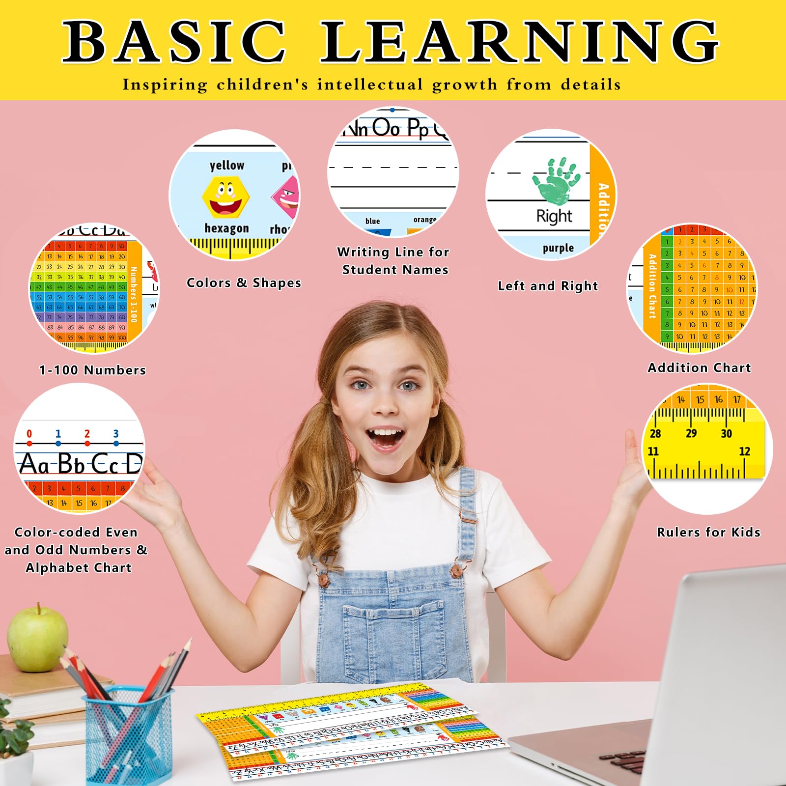 Kindergarten Classroom Decor 36 PCS Classroom Name Tags - Traditional ...