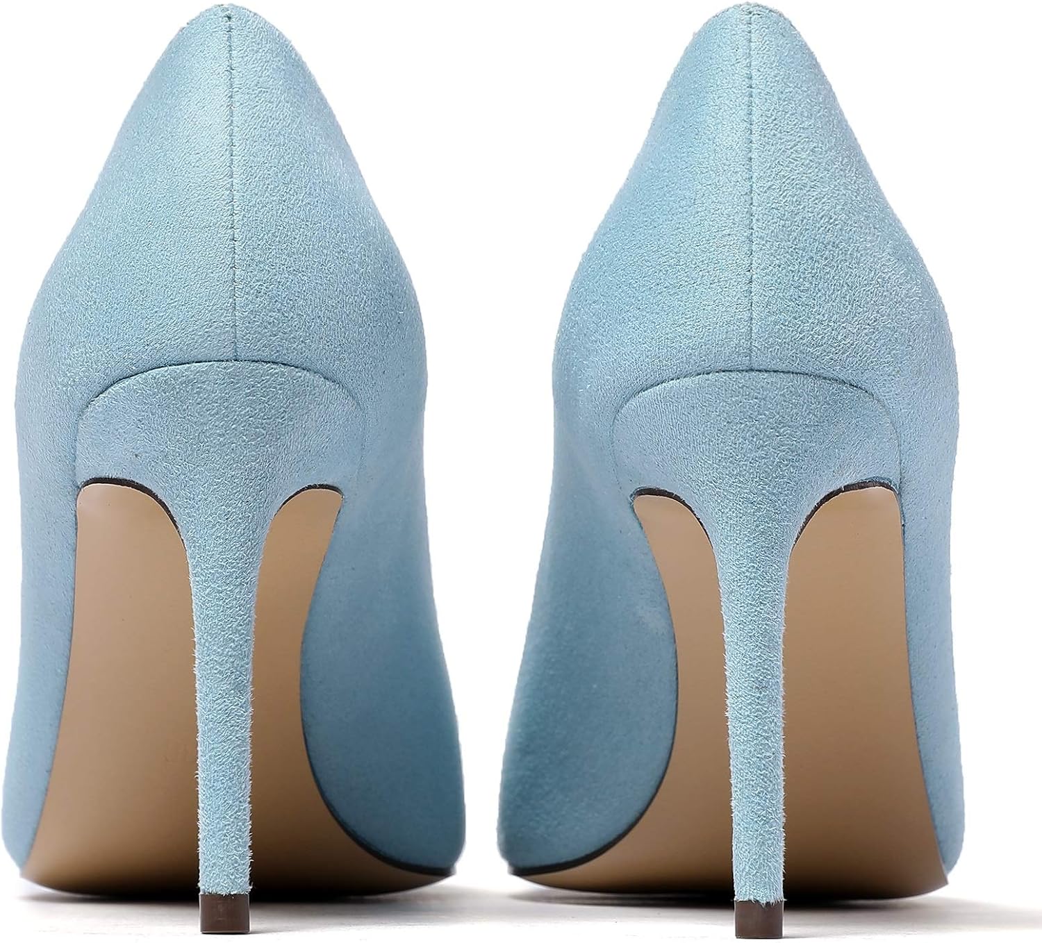 Eldof Women Peep Toe Pumps Mid-Heel Pumps Formal Wedding Bridal Classic ...