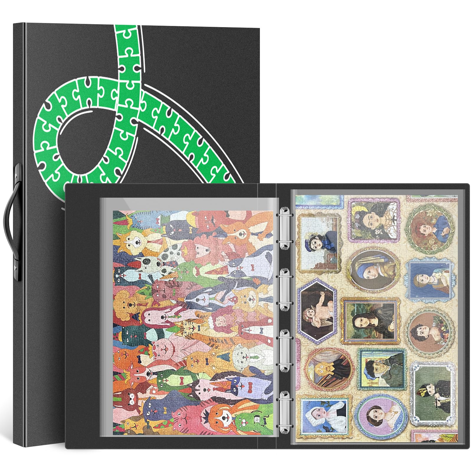 Amazon.com: Nariolar 1000-Piece Puzzle Storage Folder: Portable, Large ...