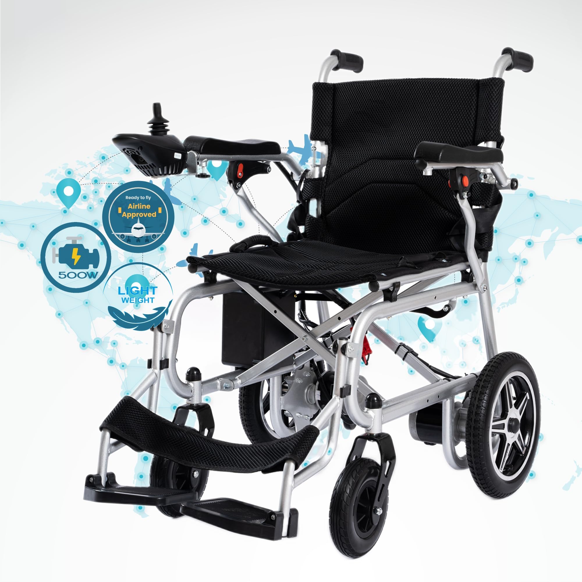 Amazon.com: Electric Wheelchairs for Adults- Reclining Foldable ...