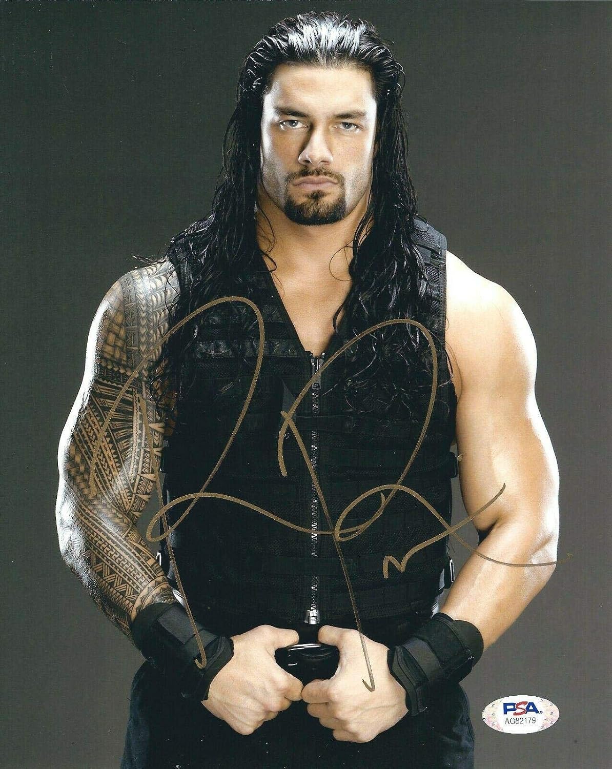 Roman Reigns Signed 8x10 Photo *WWE AG82179 - PSA/DNA Certified ...